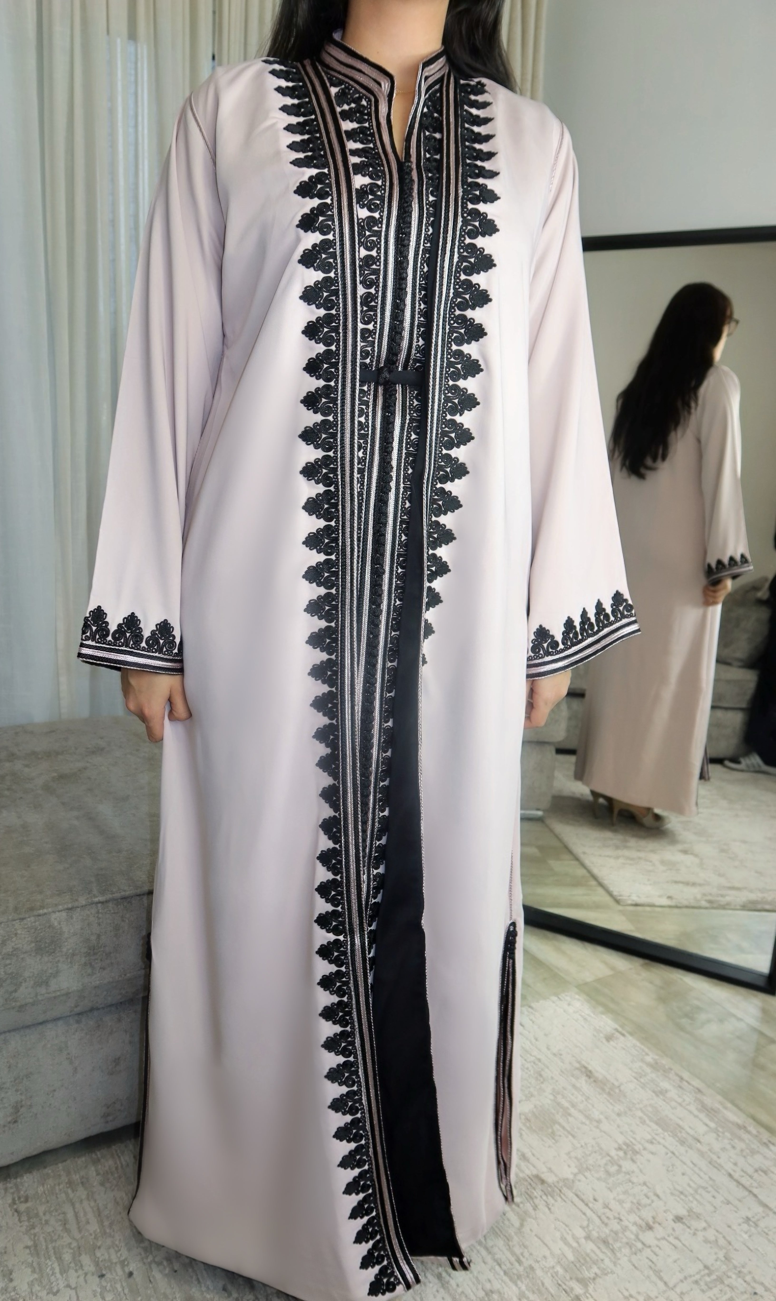 Caftan Maseera - Light Pink – moroccanglam